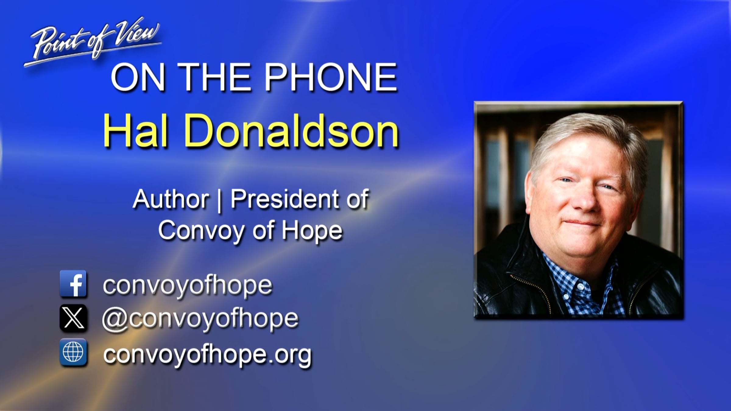 Point of View Livecast - Monday, June 23, 2025 - Hal Donaldson