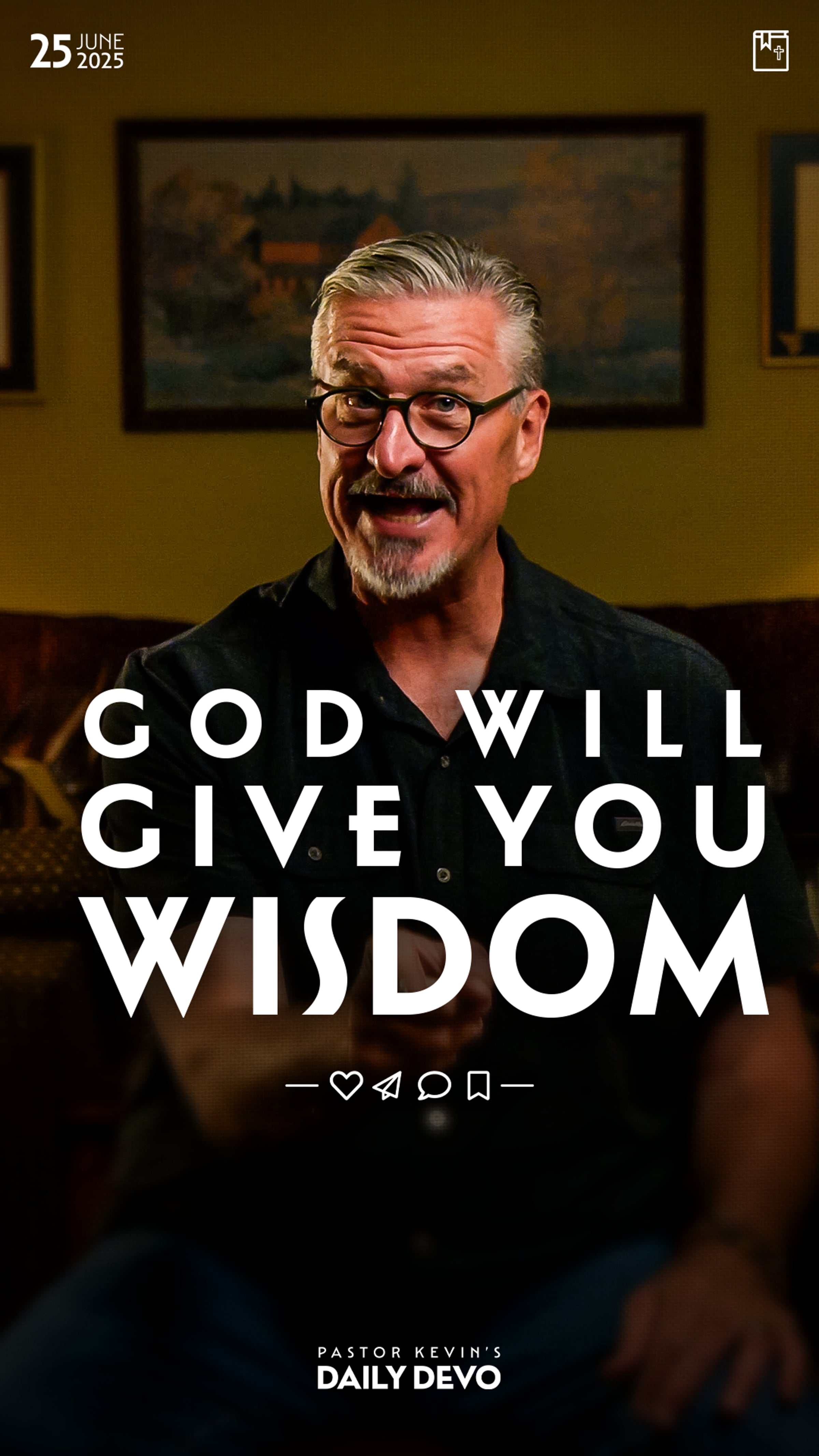 Pastor Kevin's Daily Devotional - June 25, 2025 - James 1:5