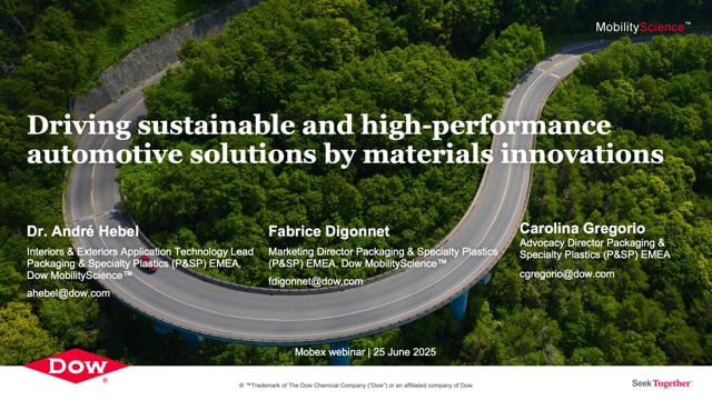 Next-generation automotive seating - innovative polyolefin-based ...