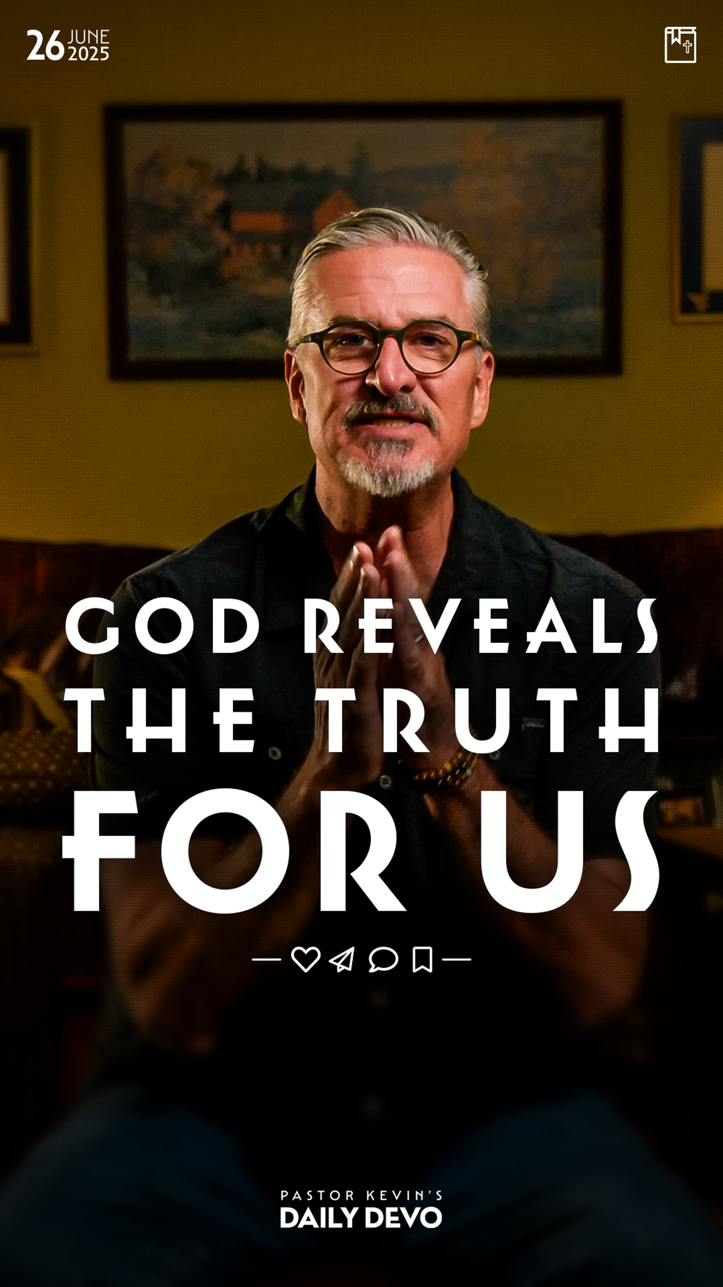 Pastor Kevin's Daily Devotional - June 26, 2025 - Deuteronomy 29:29