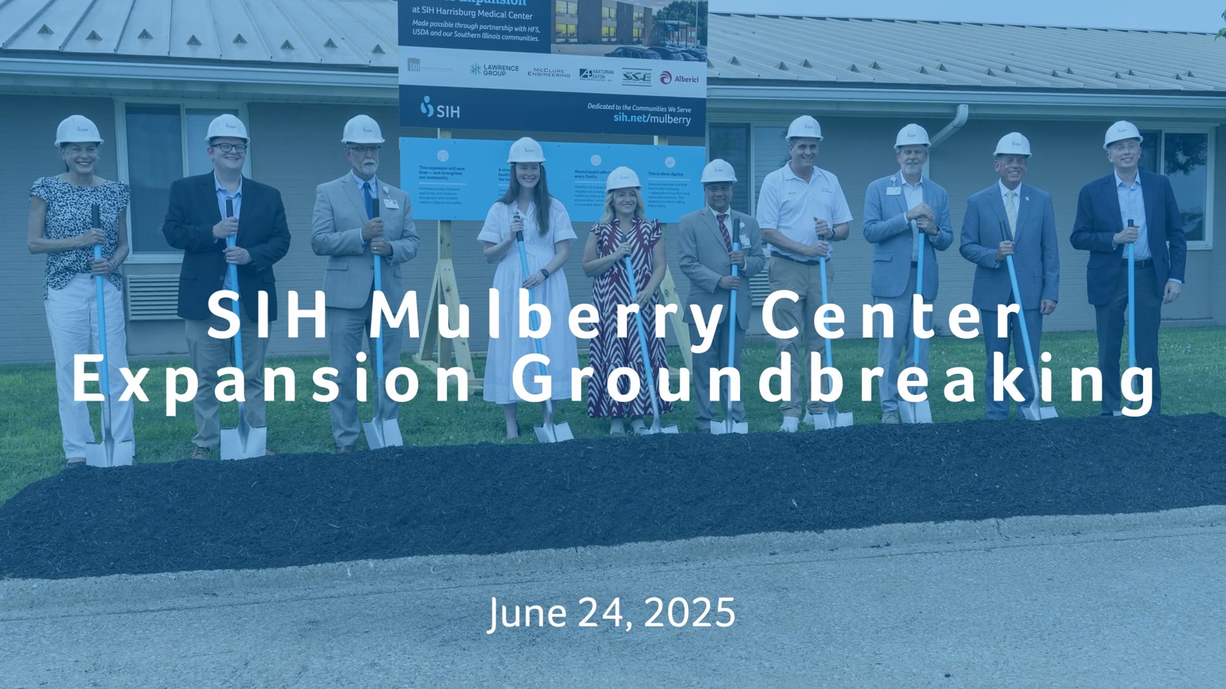SIH Mulberry Center Expansion Groundbreaking | Videos & Movies on Vimeo