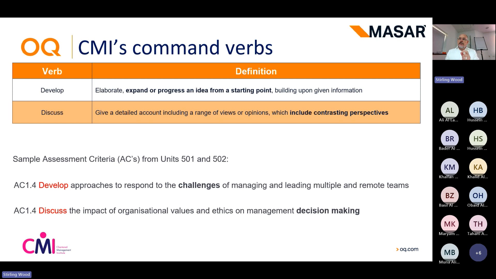 Invitation to CMI Assignment Workshop (Level 5) – Masar Leadership ...