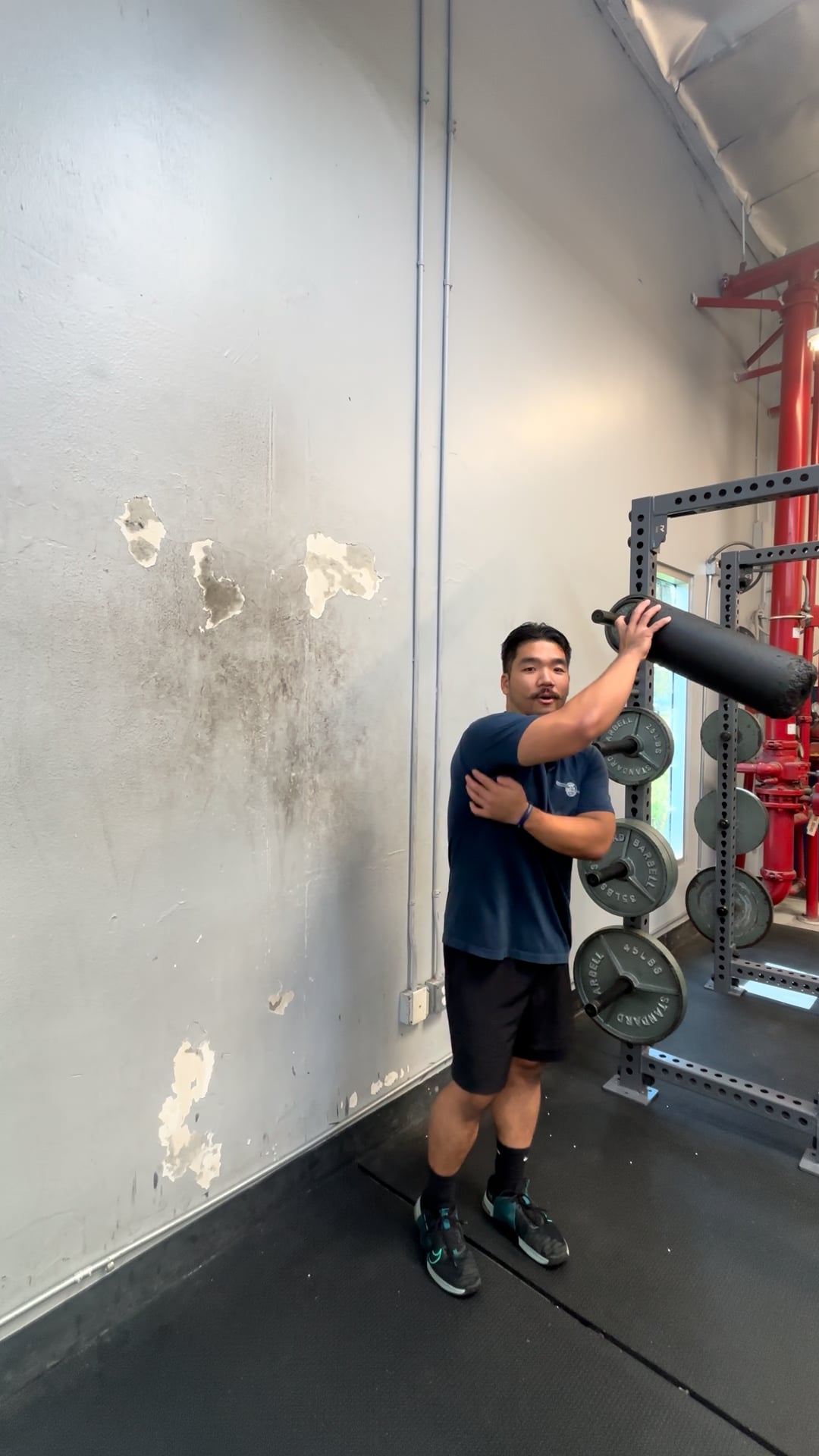 Wall Assisted Foam Roller Serratus Slides