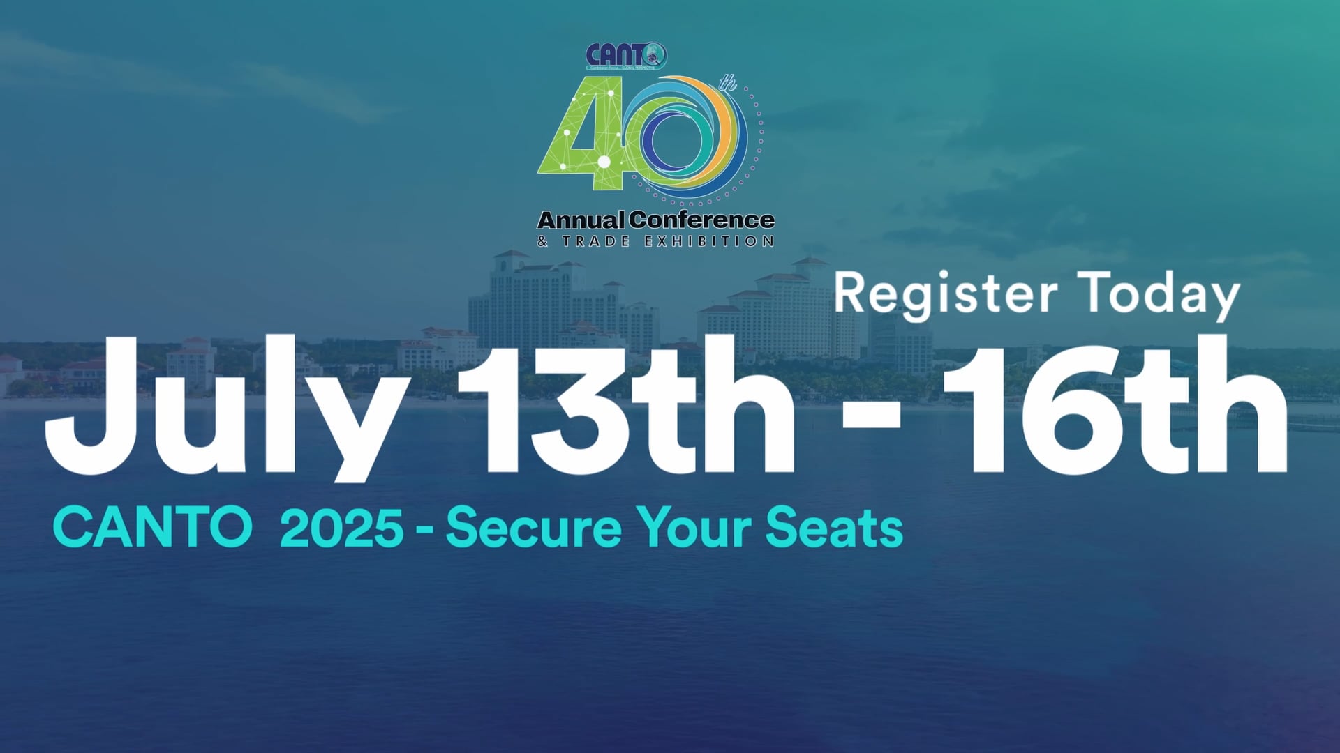 ALIV CEO, John Gomez Invites You to CANTO 40th Annual Conference