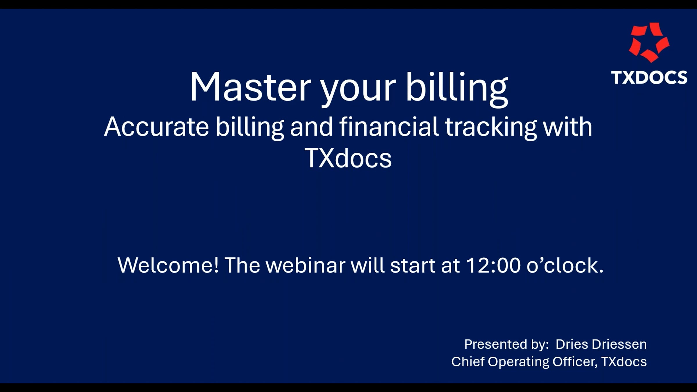 Master Your Billing_ Accurate Billing-Financial Tracking with TXdocs