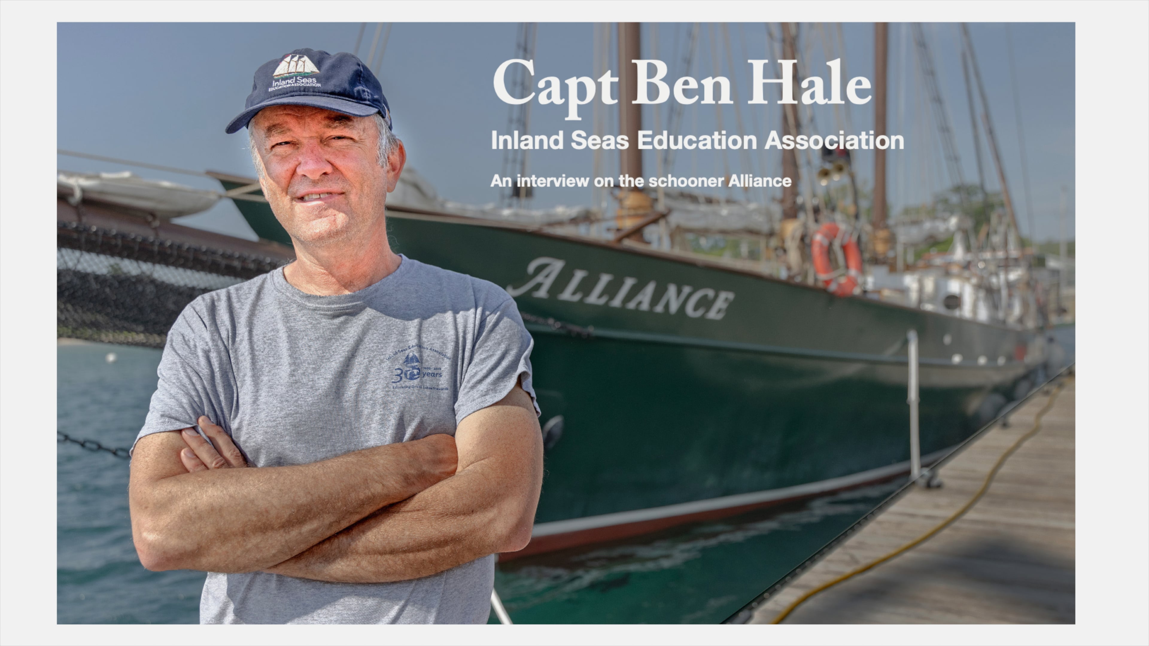 Capt. Ben Hale talks about his work with Inland Seas Education Association