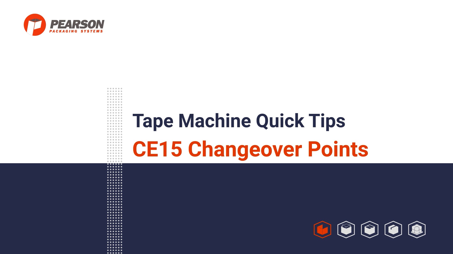 CE15 Changeover points