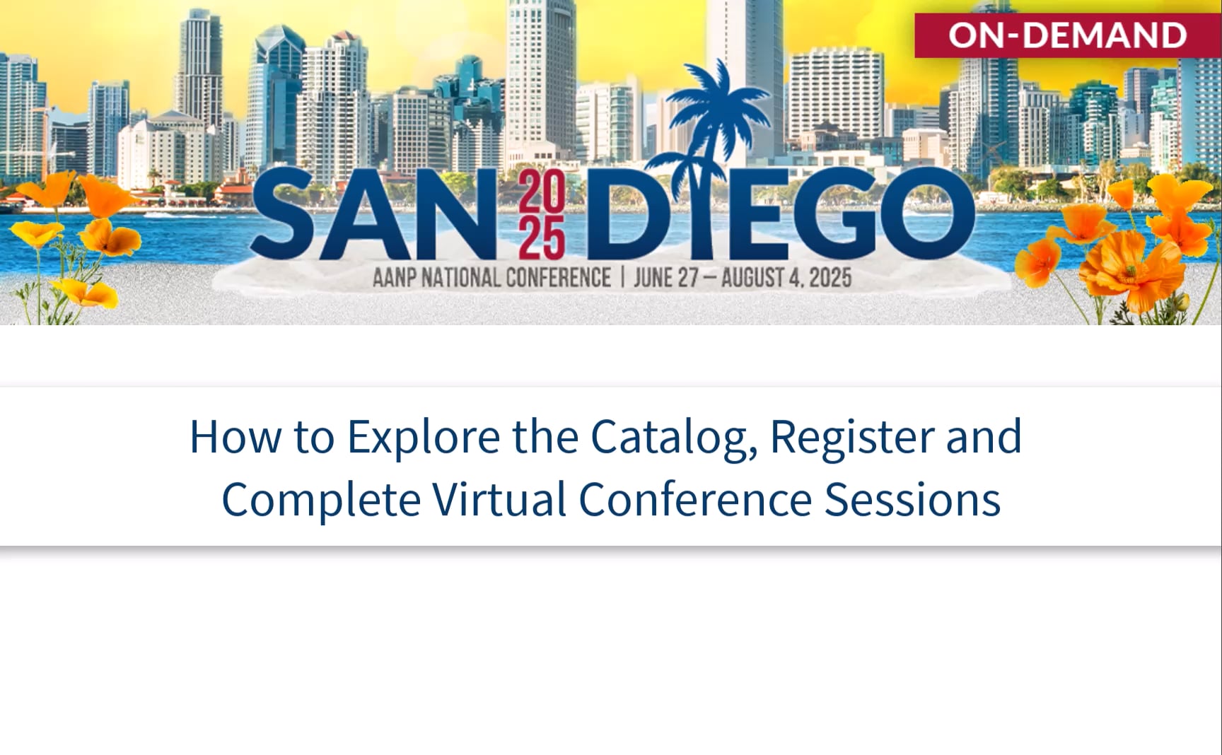 2025 AANP National Conference On-Demand Guide