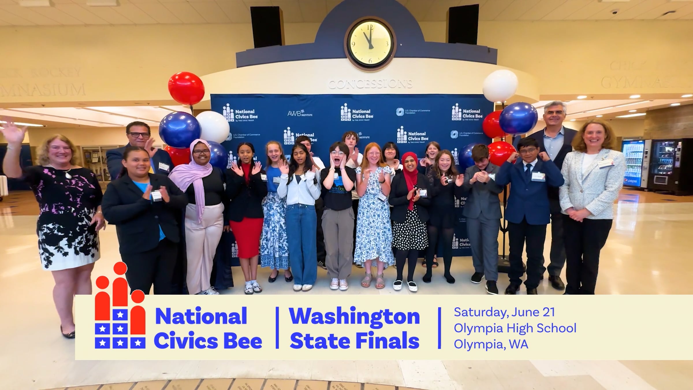 National Civics Bee Washington State Finals 2025 Highlights