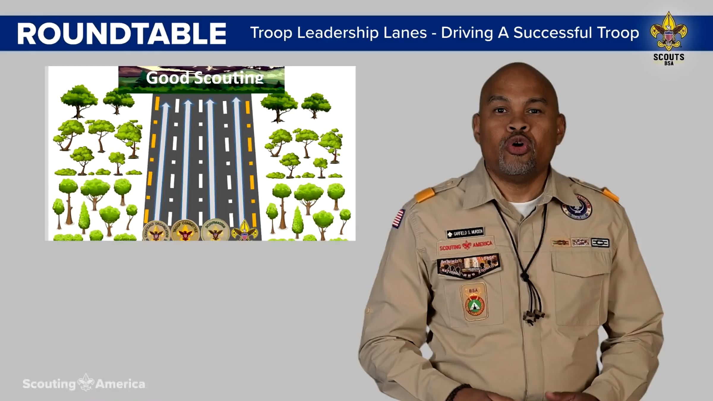 Scouts BSA Roundtable - Troop Leadership Lanes