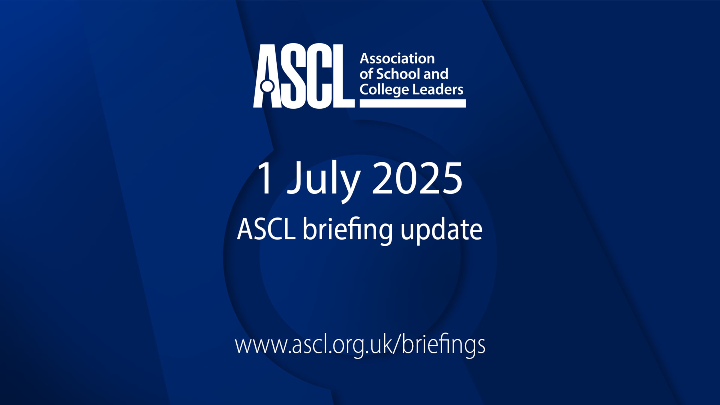 ASCL weekly briefing | 1 July 2025