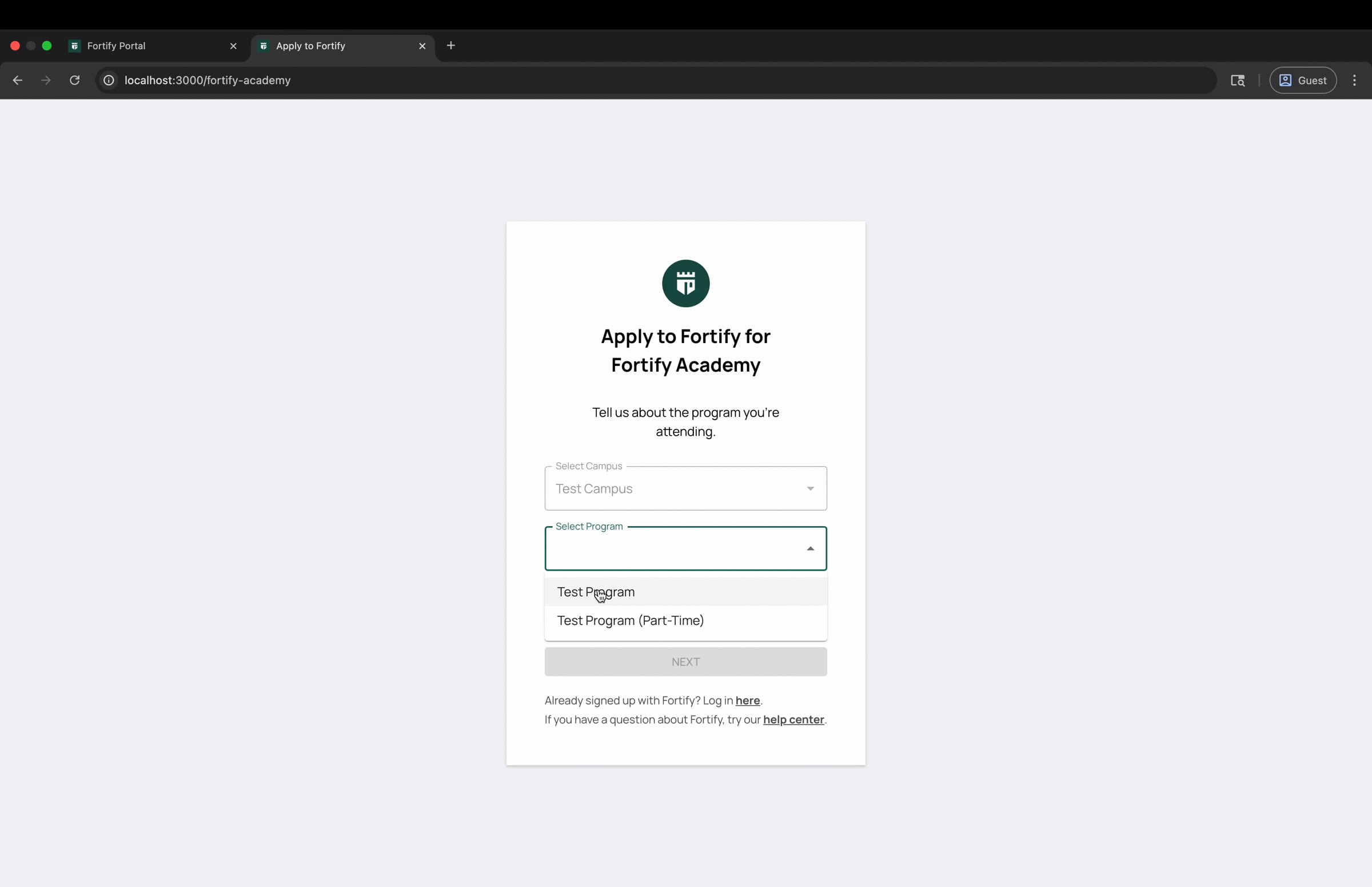 Fortify Application Walkthrough