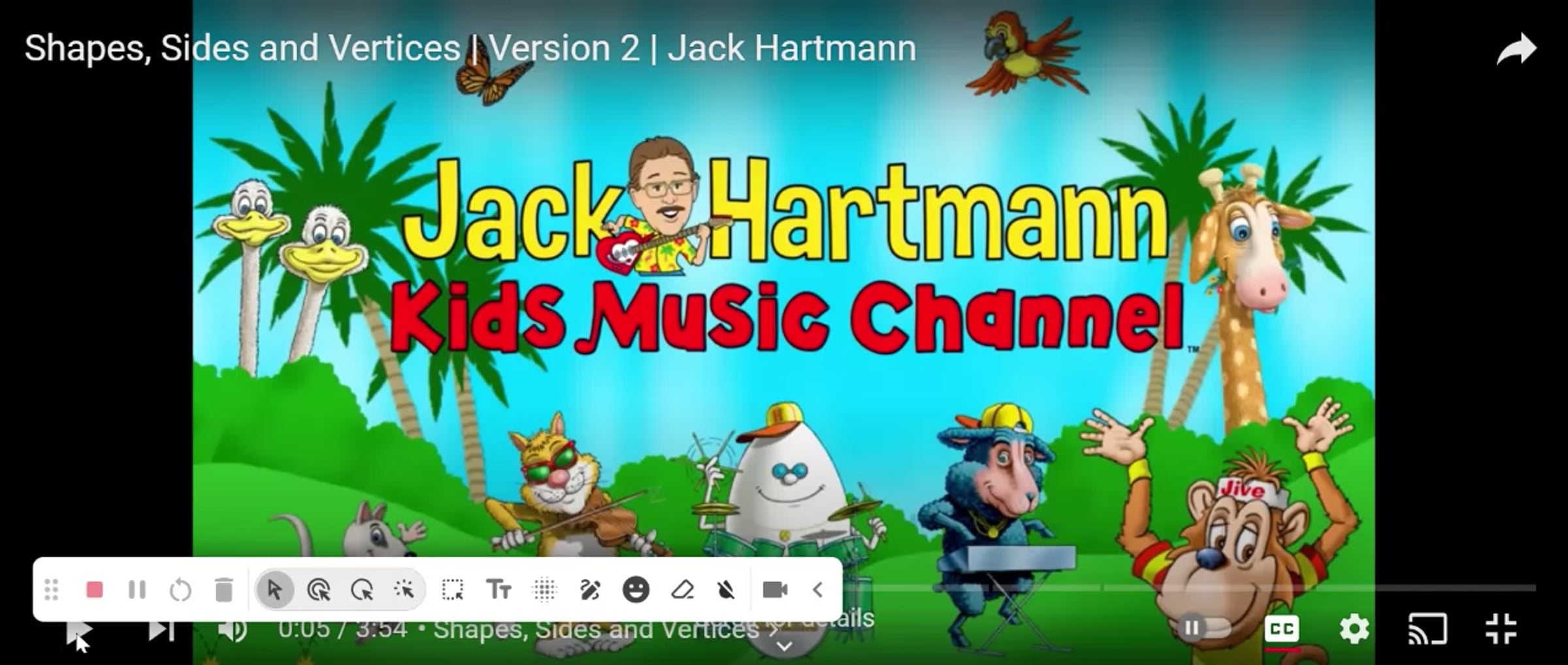 2D Shapes Jack Hartmann
