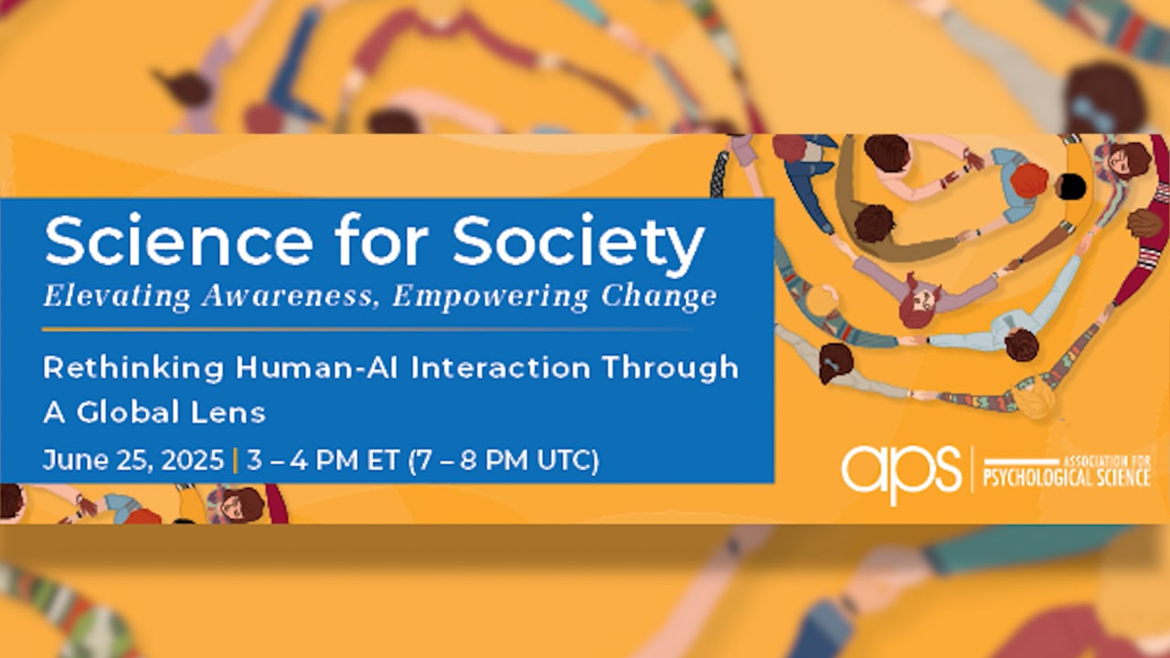 Science for Society: Cultures of Intelligence: Rethinking Human-AI ...