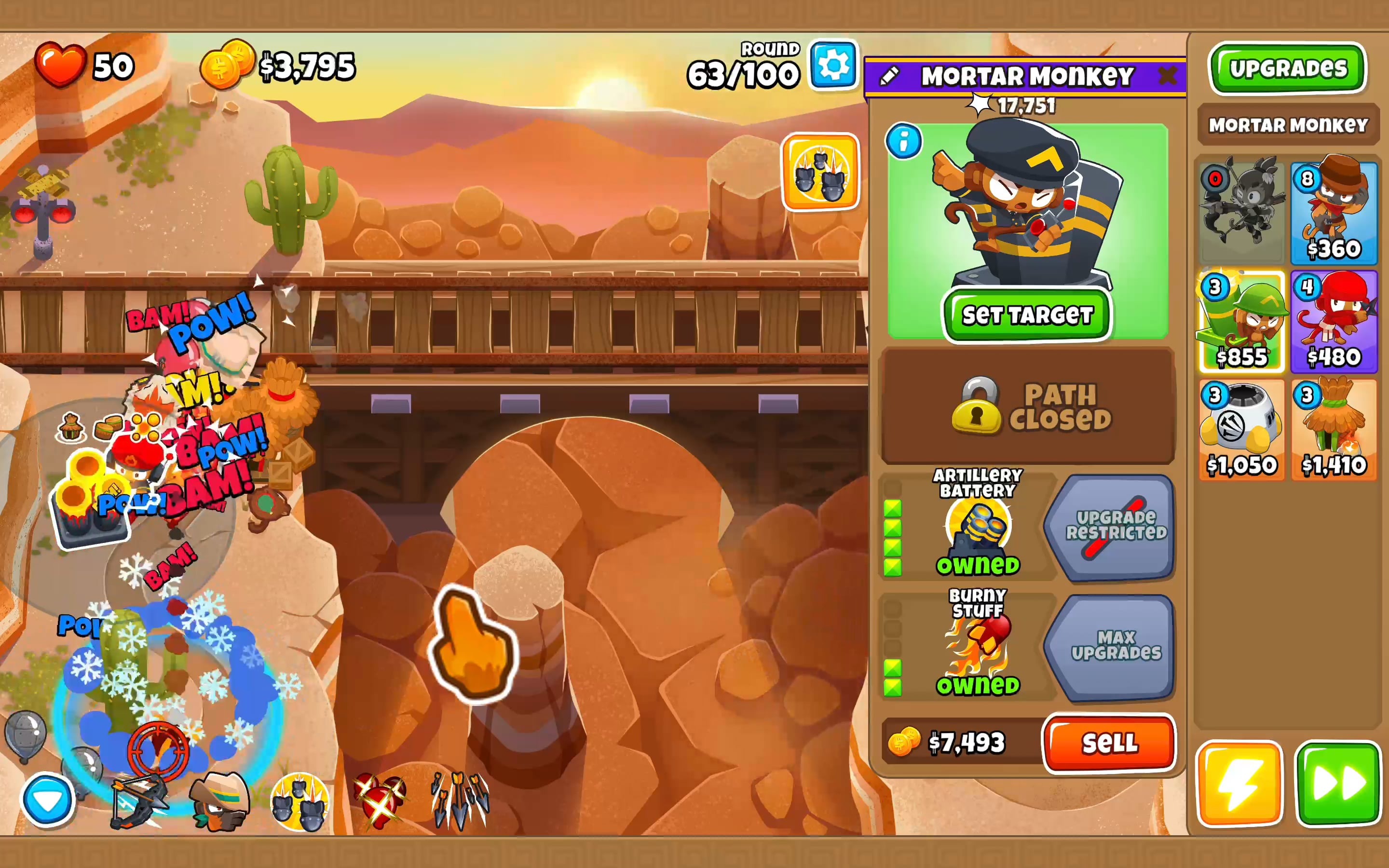 BTD6: Odyssey "The Standoff" final island