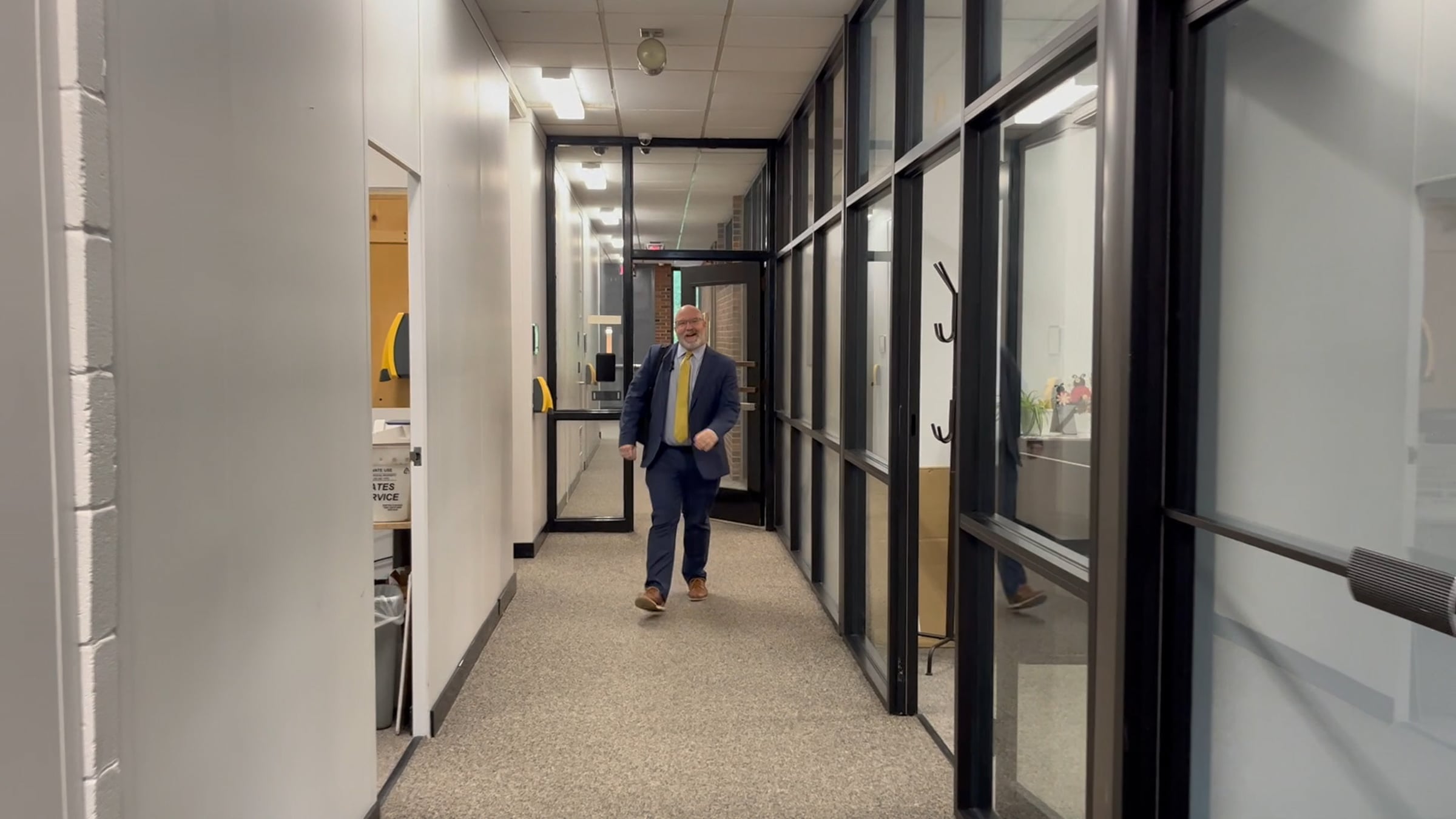 Dr. Callahan's First Day (as Superintendent)