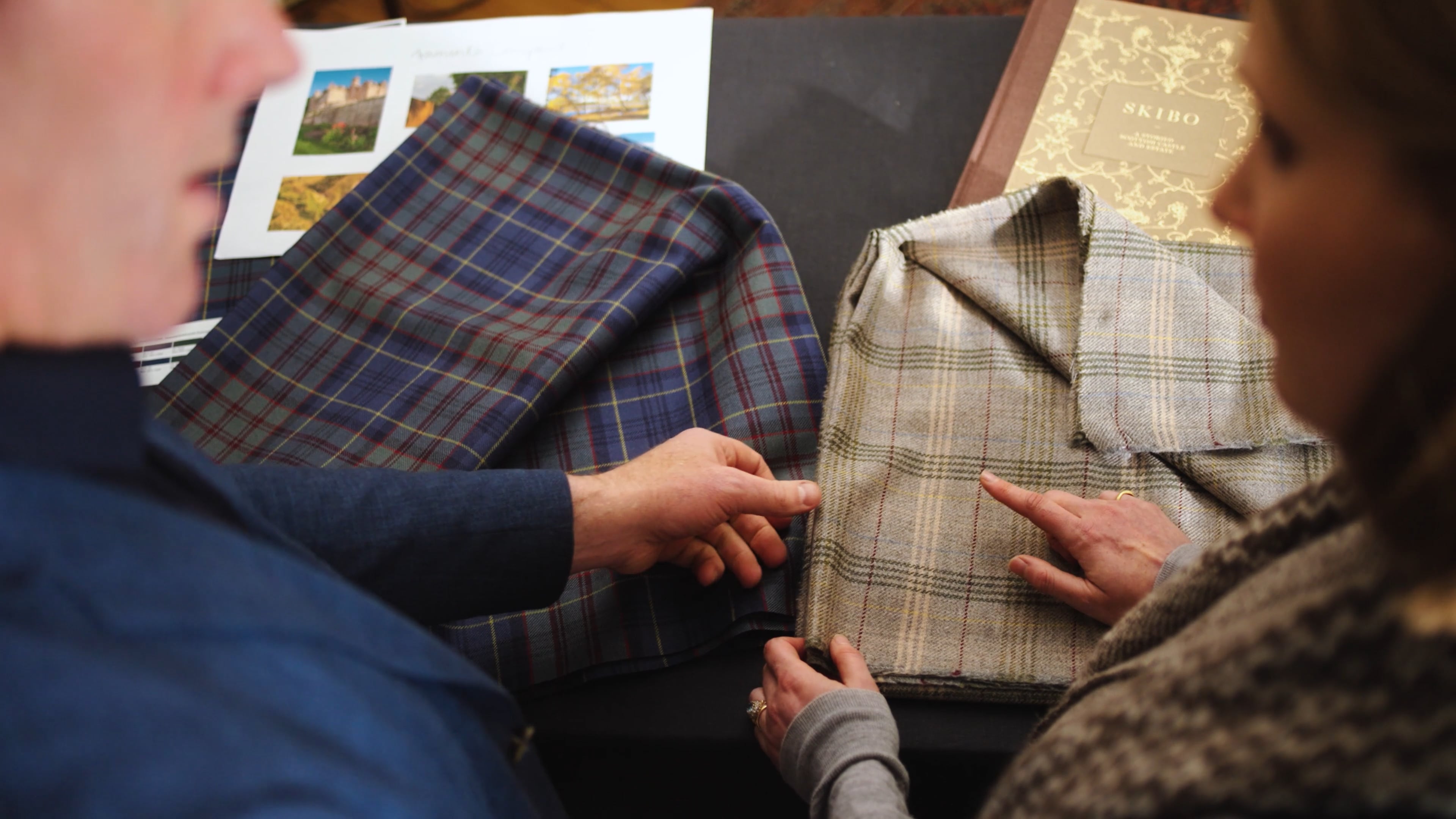 Araminta Campbell x Skibo Tartan Collection