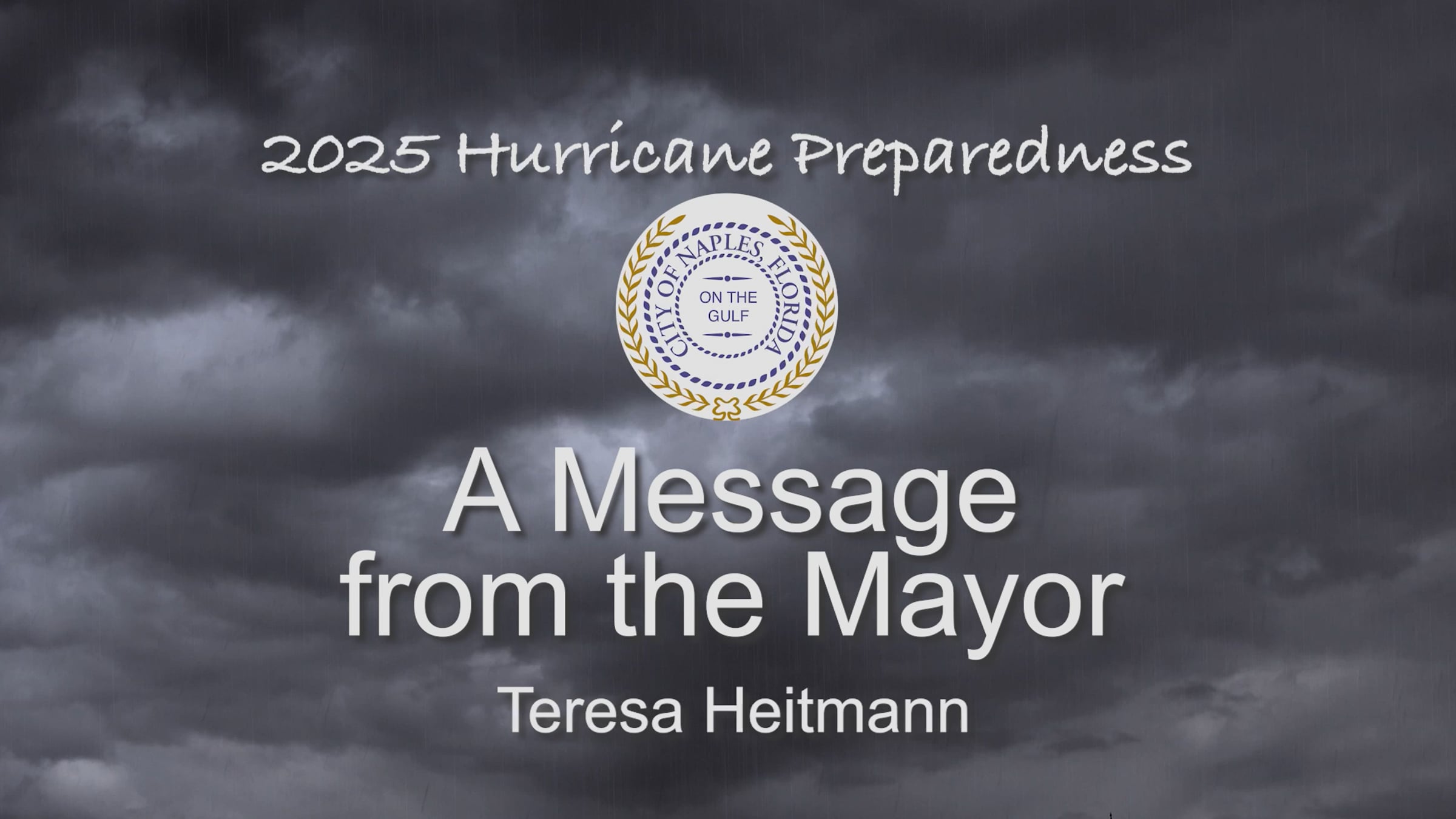 Hurricane Message Mayor
