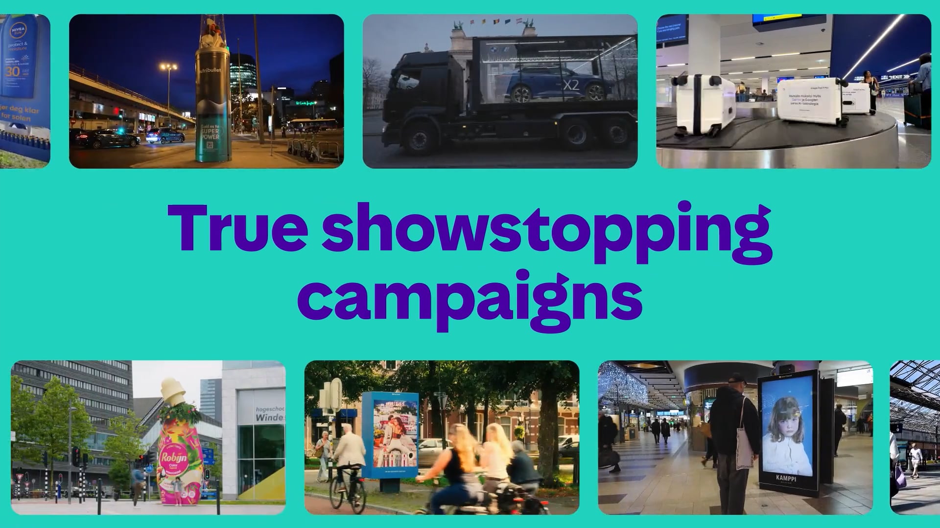 Bauer Media Outdoor UK - Creative Out of Home Advertising Showreel - 2025