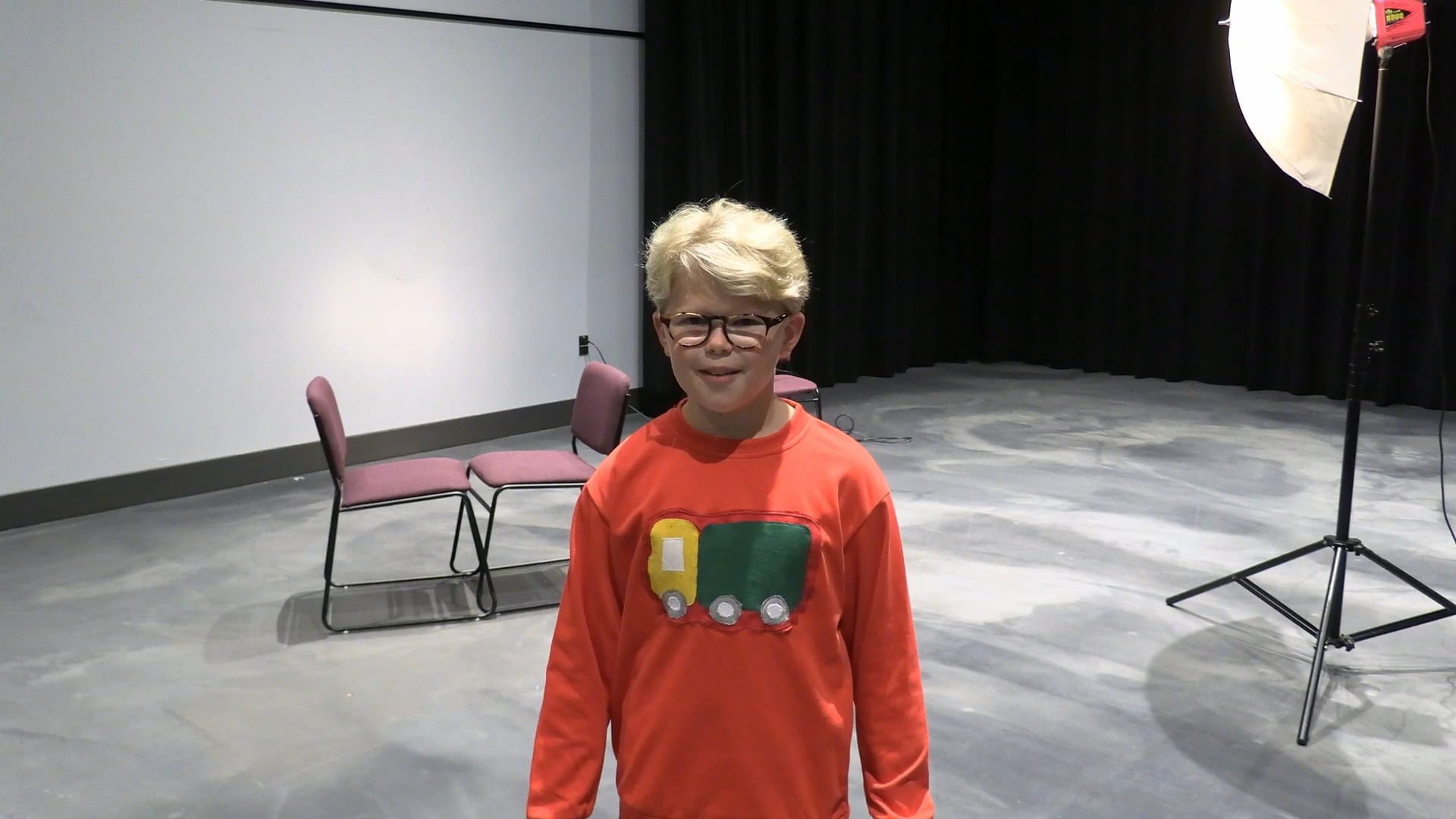 Meet Hank who plays The Child in Tell Me Your Dreams at Stages Theatre ...