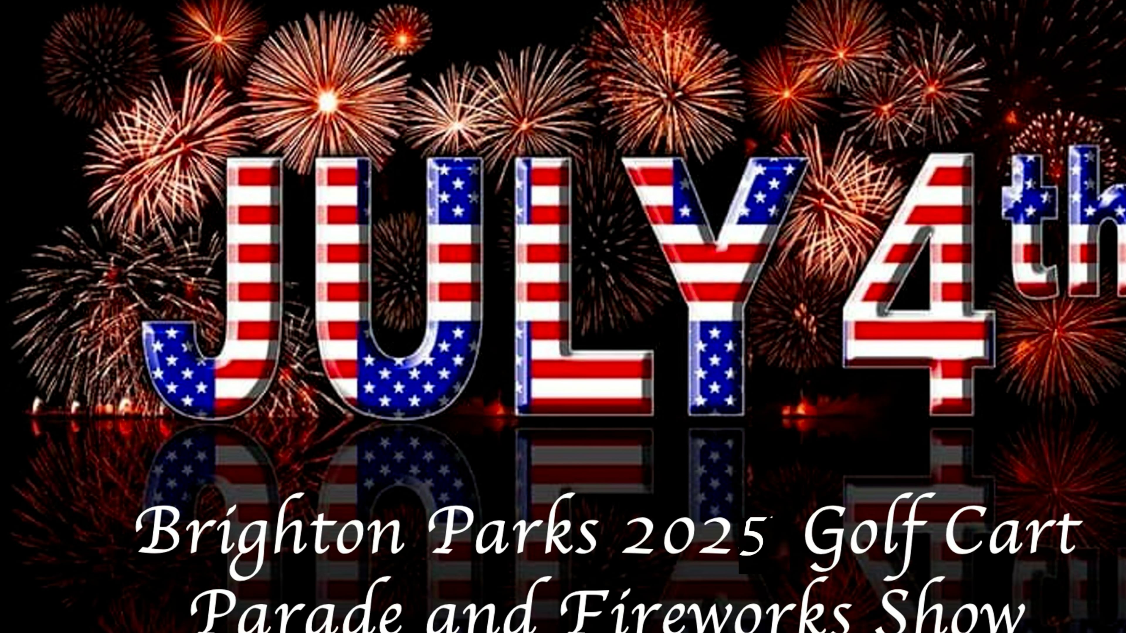BP 2025 Golf Cart Parade and Fireworks Show
