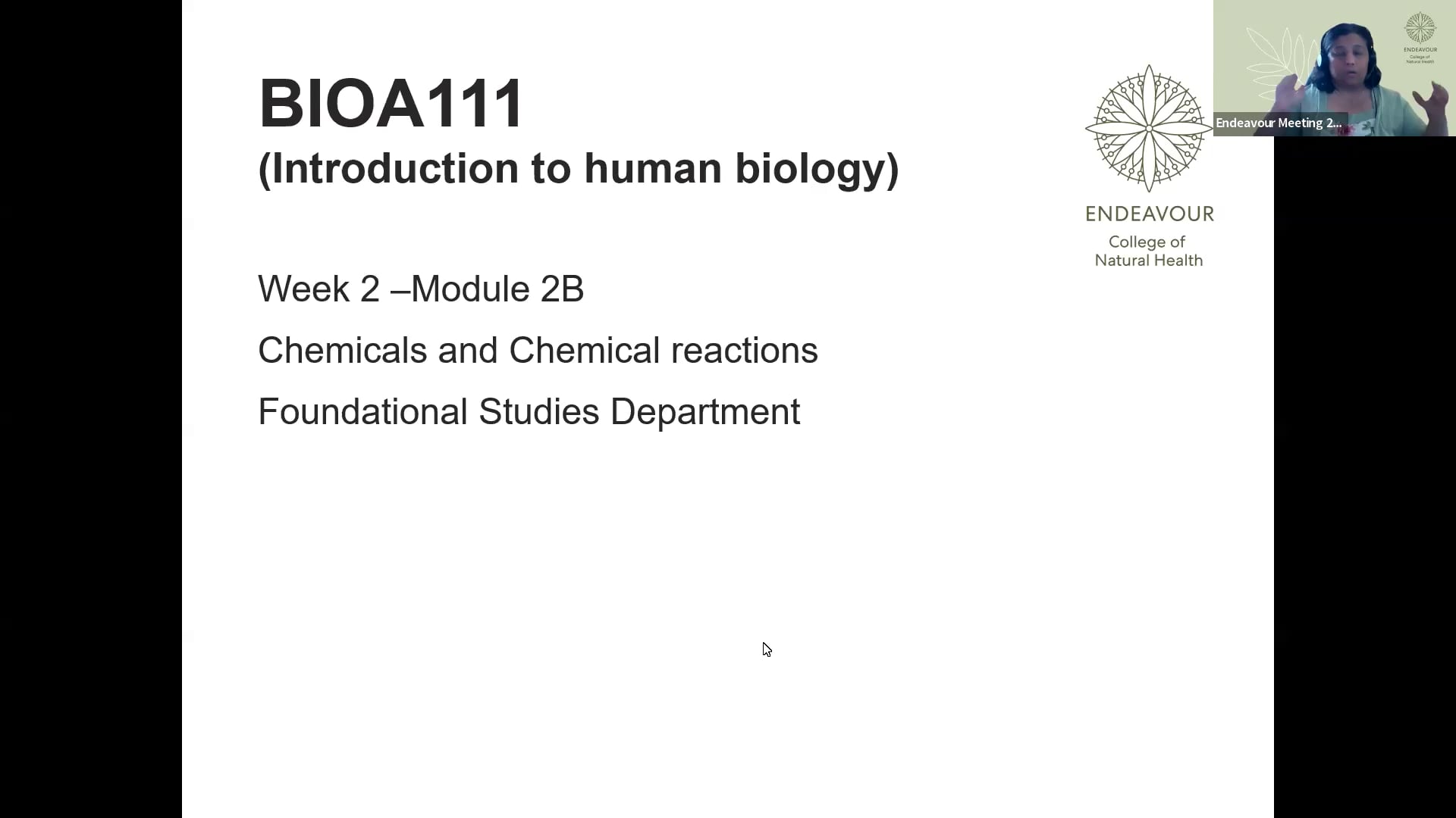 BIOA111_Week 2b Overview