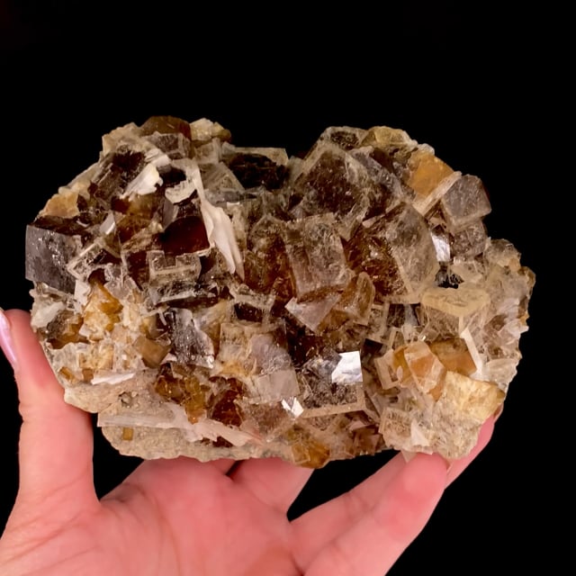 Fluorite with Celestine (classic material) | Stoneco White Rock Quarry ...