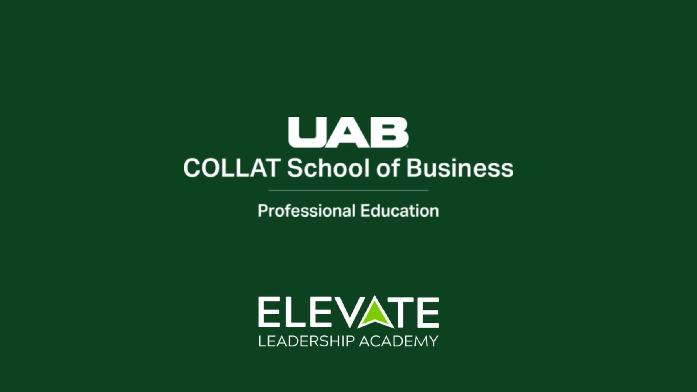 Elevate Academy - UAB Collat ProEd