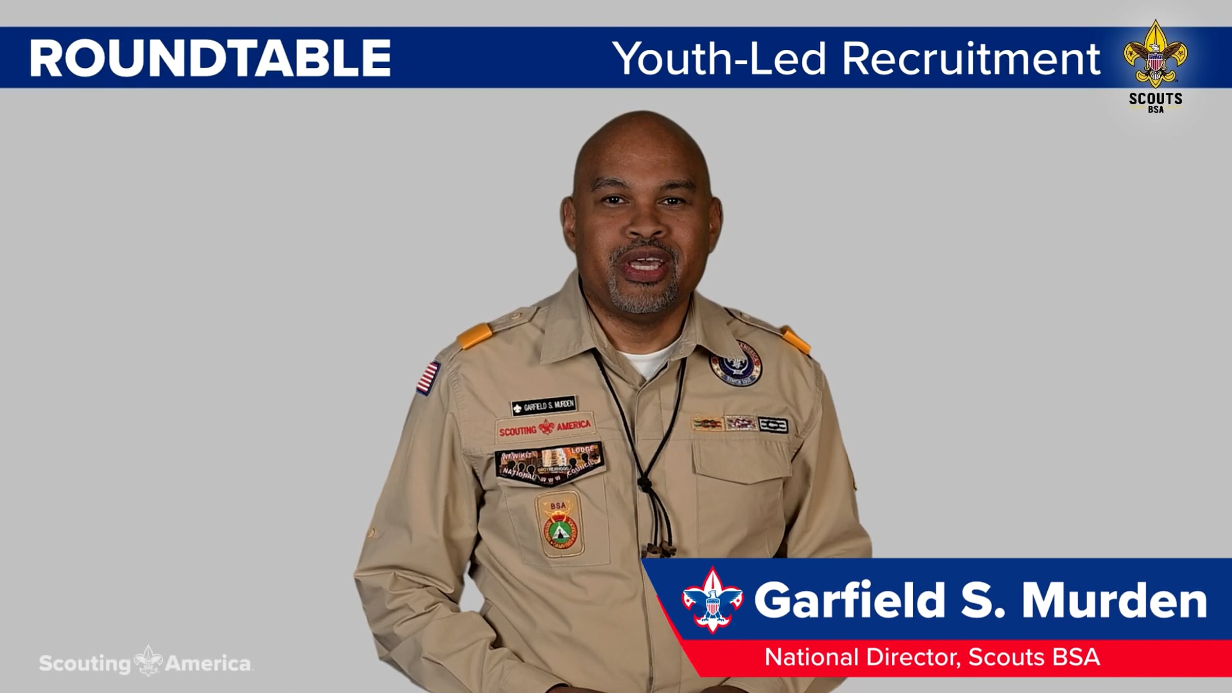 Scouts BSA Roundtable -Youth Led Recruitment
