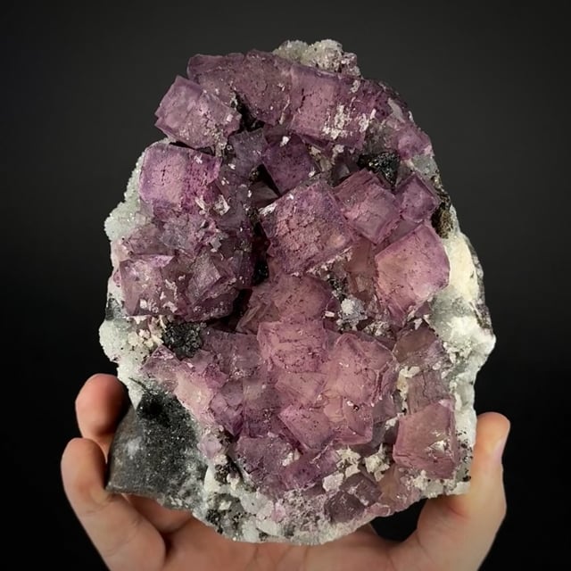 Fluorite with Quartz & Sphalerite (old classic) | W.L. Davis-Deardorff ...