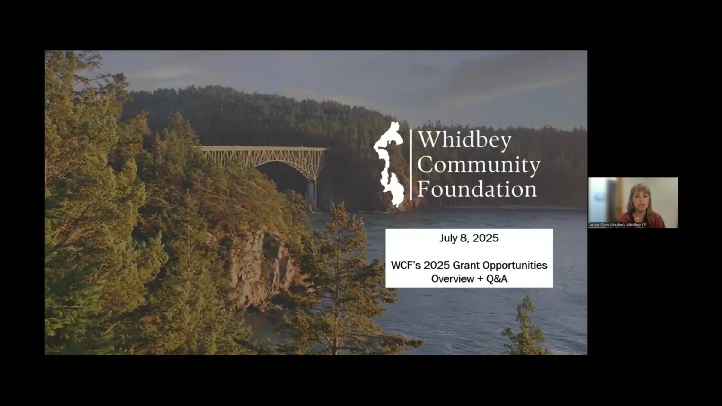 WCF's 2025 Grant Opportunities Webinar