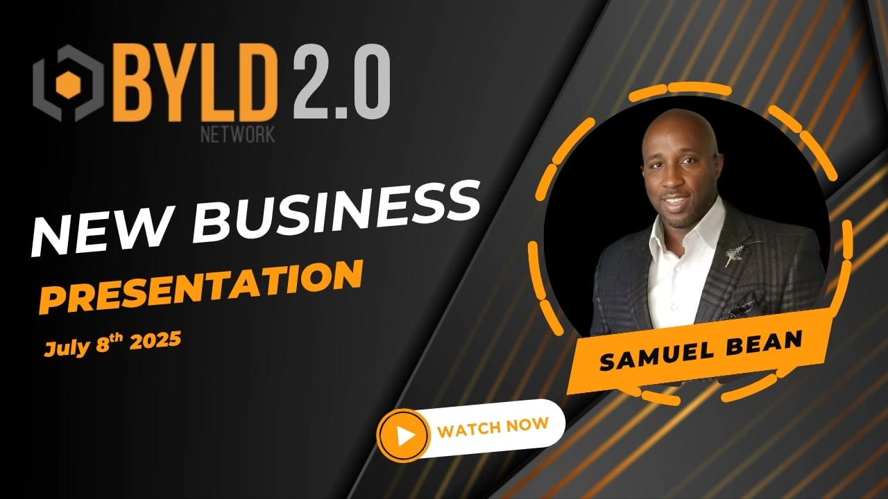 BYLD Business Presentation with VP of Sales Samuel Bean - July 8th, 2025