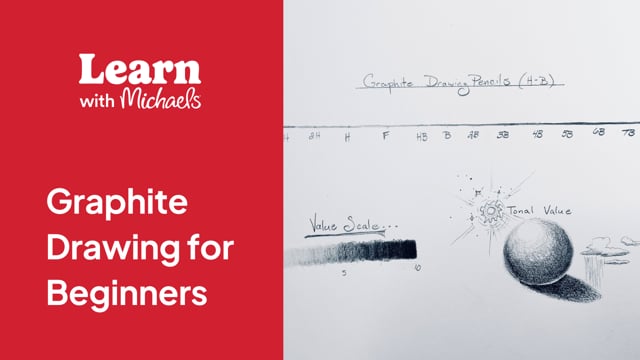 Recorded Live: Graphite Drawing & Values with Pencils Expert-Led Craft ...