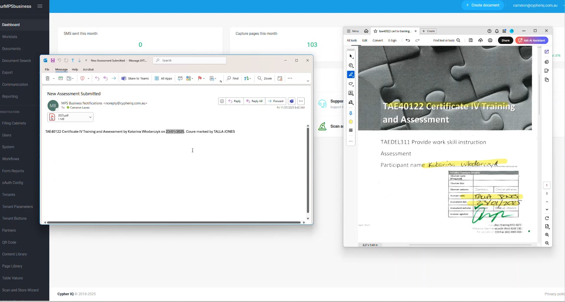 scan and store wizard handwriting indexing