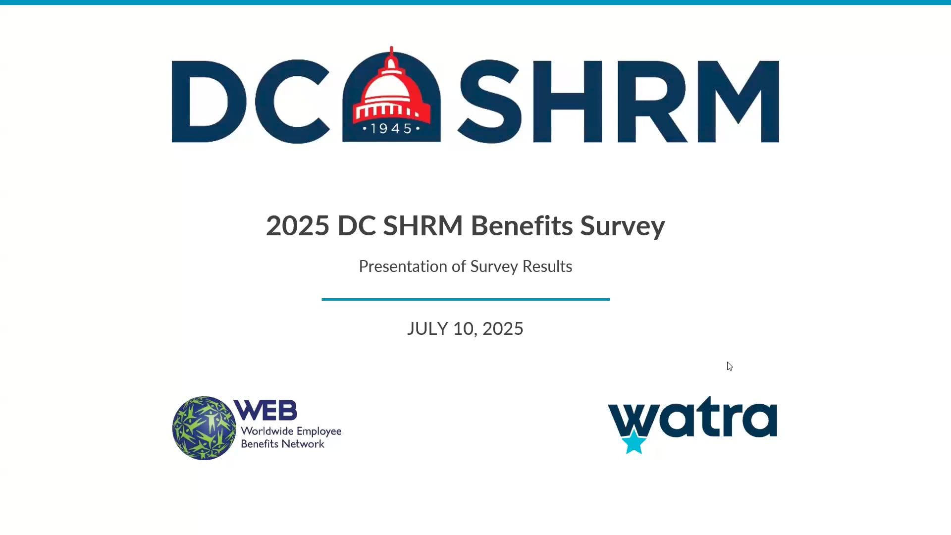 2025 DC SHRM Benefits Launch