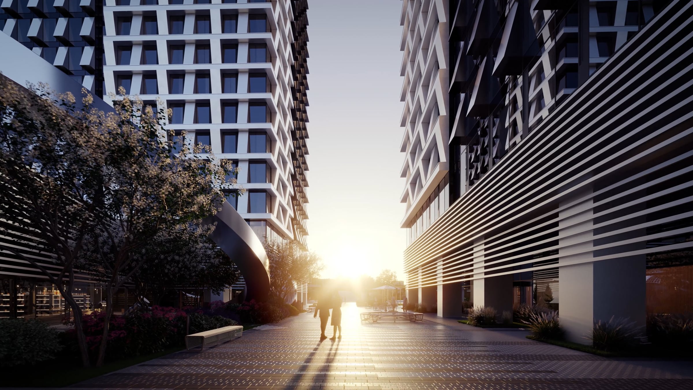 3d animation video residential complex Mirapolis