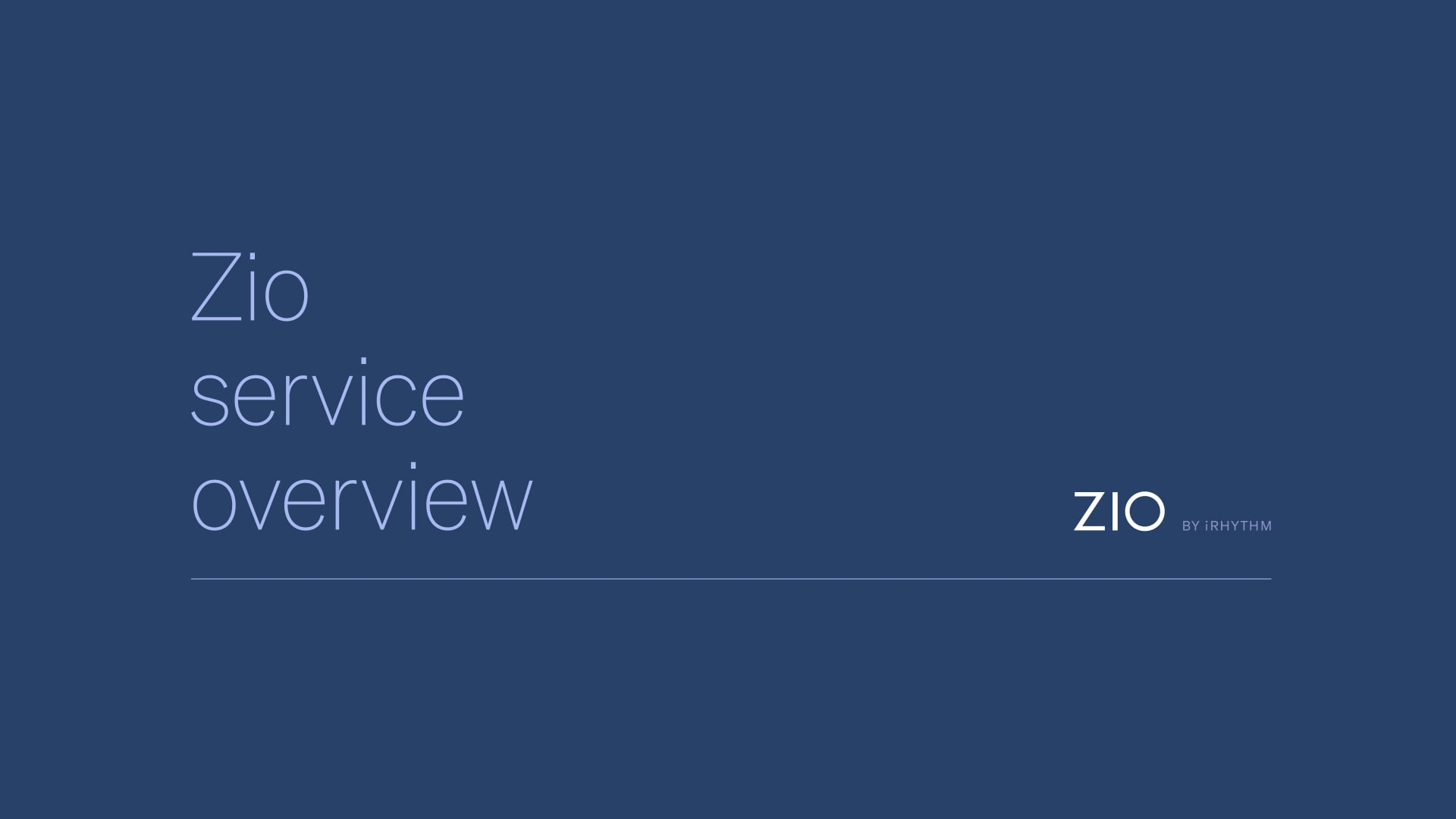 How the Zio Service Works
