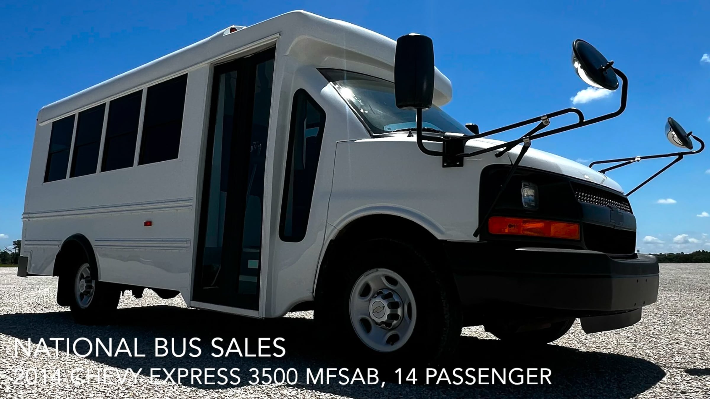 2014 Chevy Express 3500 MFSAB, 14 Passenger - National Bus Sales