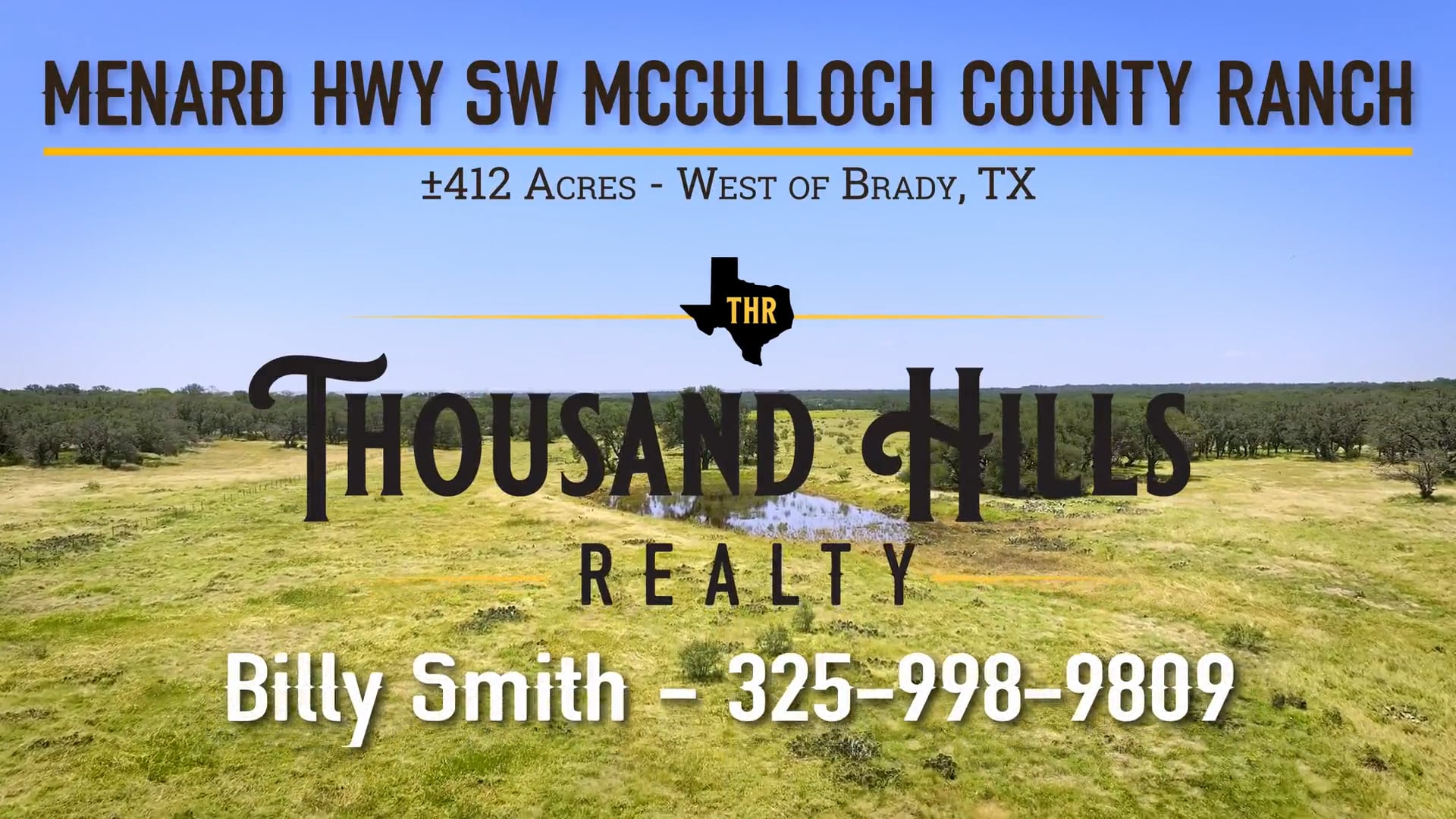 Menard Hwy SW McCulloch County Ranch