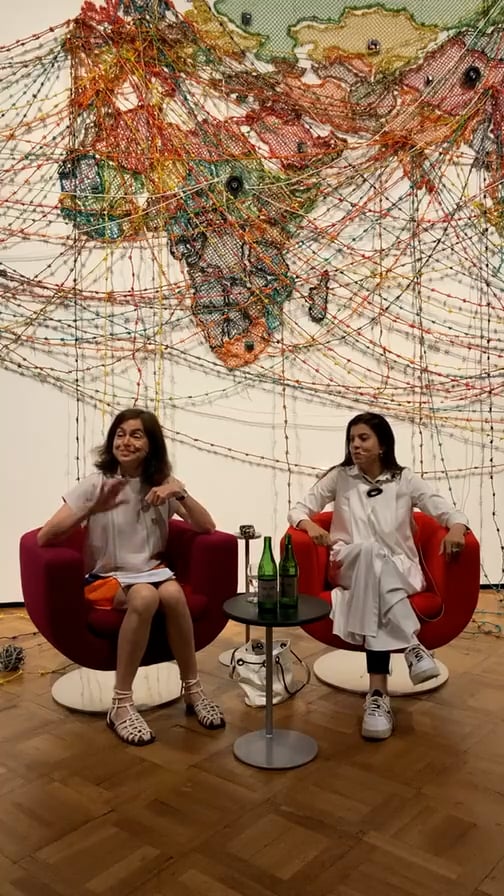 Artist Talk between Reena Saini Kallat and Felicity Lunn