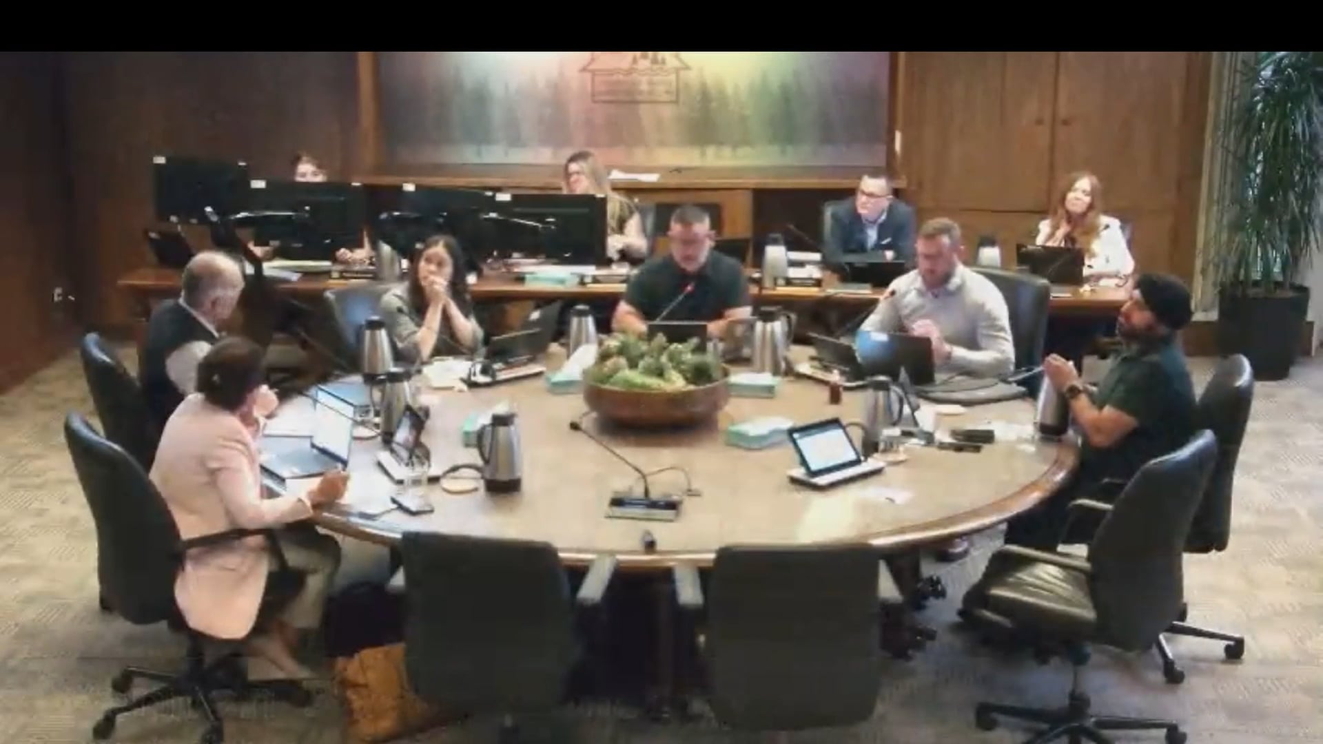 Vancouver Park Board Commissioners Bastyovanszky and Angela Haer Stand ...