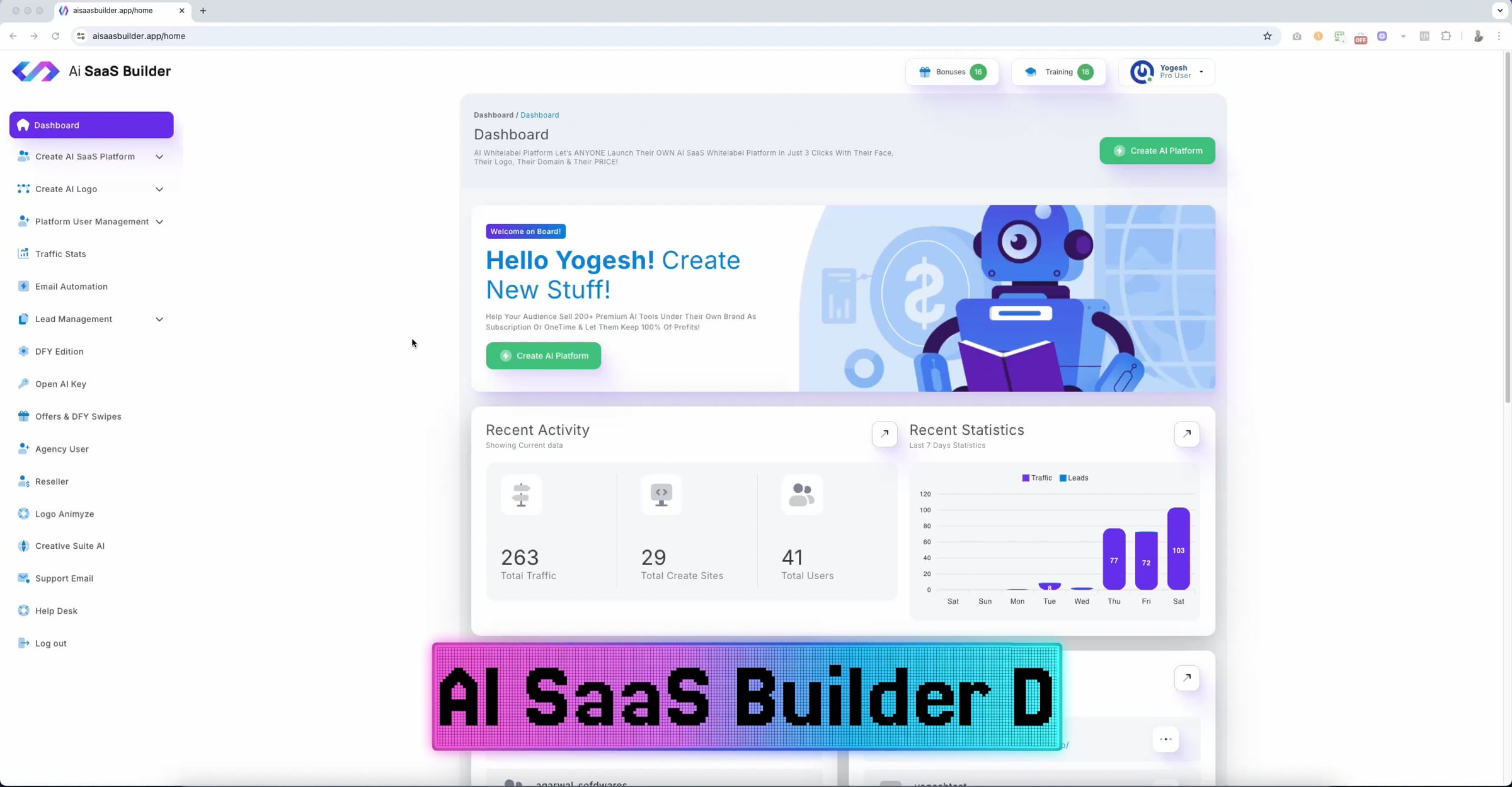 AI SaaS Builder Demo New