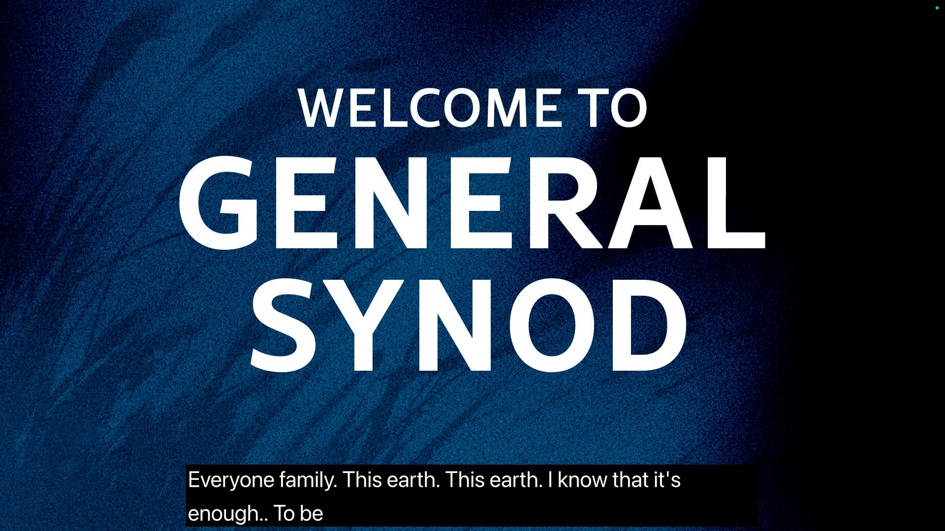 2025 UCC General Synod (Plenary 1)