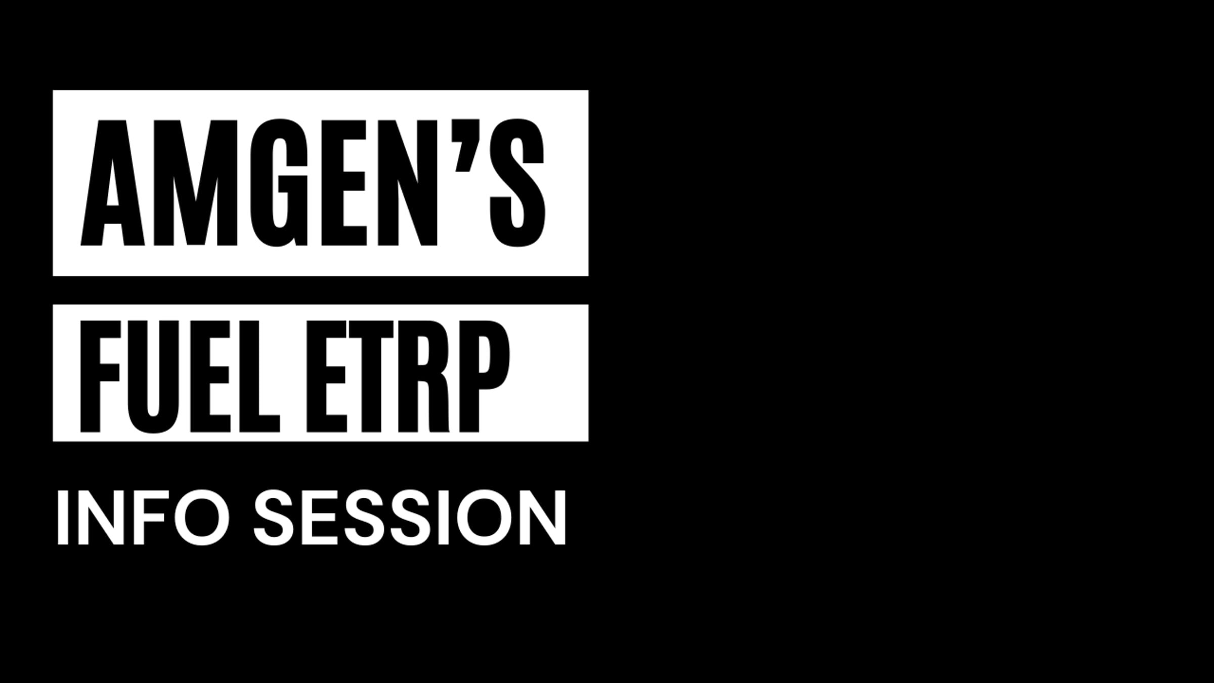 Discover Amgen’s FUEL ETRP Rotational Program