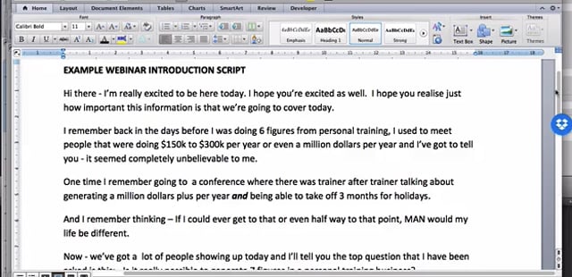 Swipe 2.2 Example Webinar Introduction