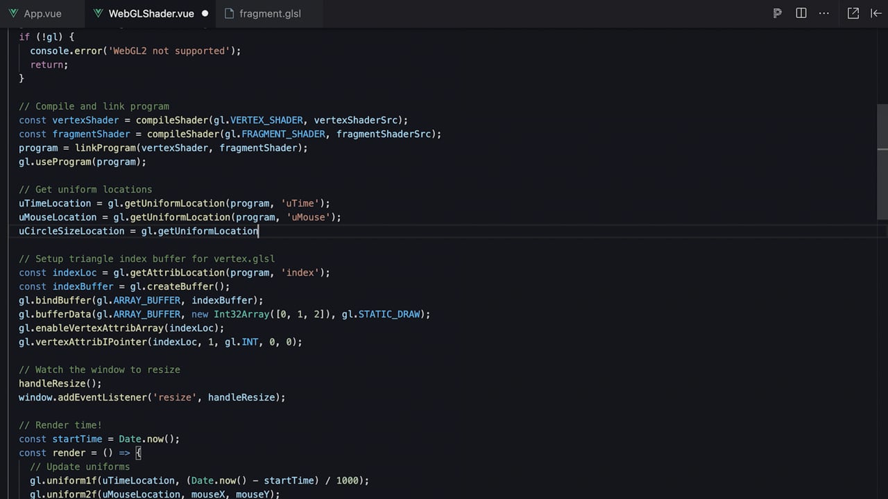Using props as uniforms - A Vue.js Lesson From our Vue.js Course: Building Shader Effects in Vue