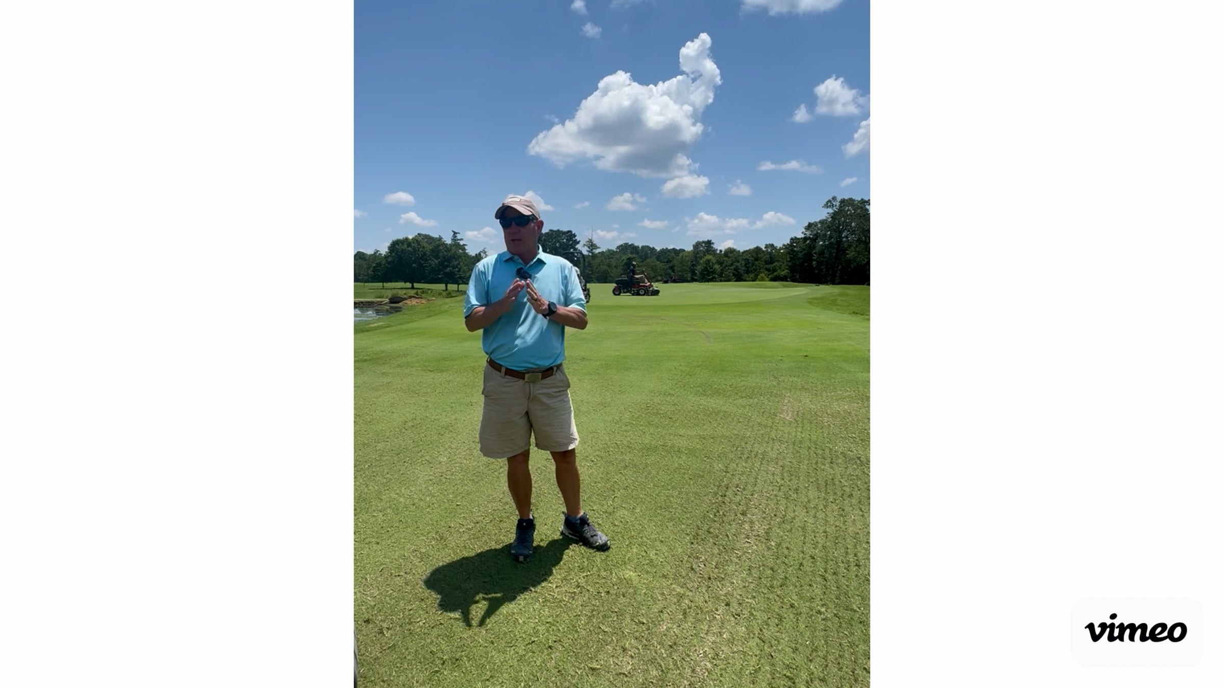 Aerification of the CCJ Golf Course