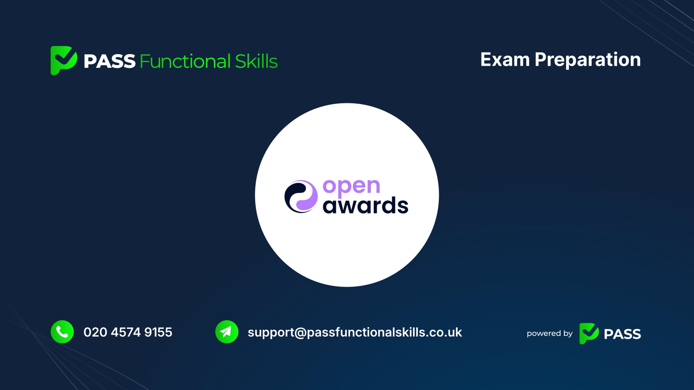 Understanding Your Open Awards English Results