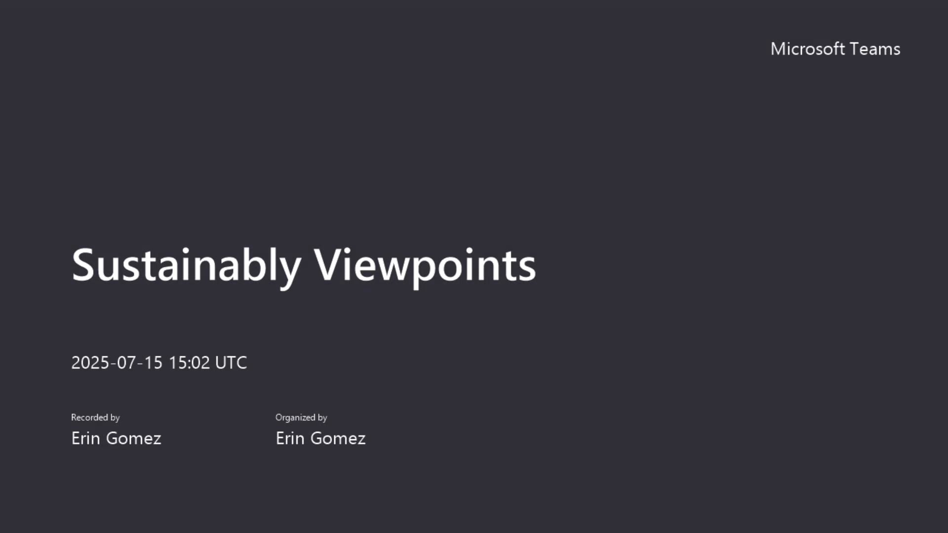 July 2025 Hilton Sustainability Viewpoints