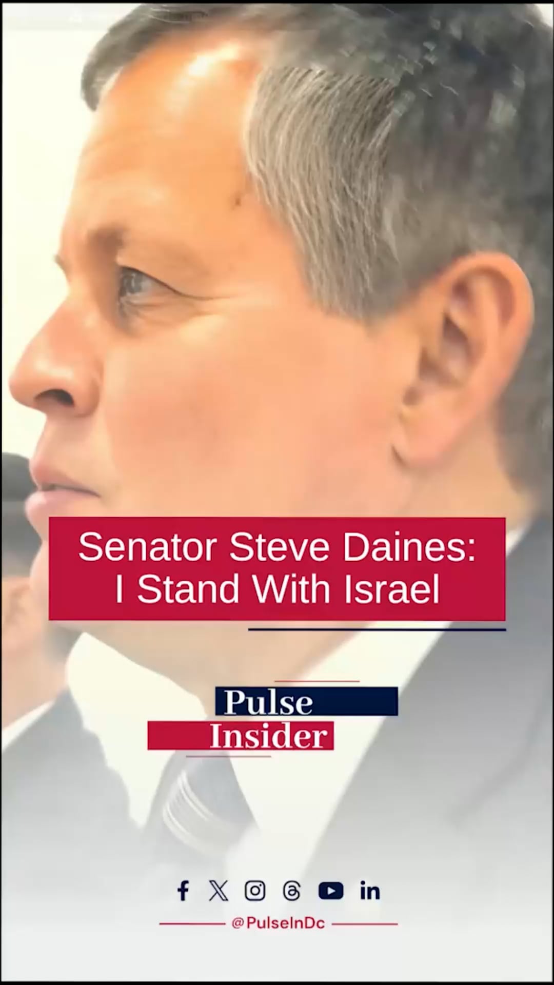 Senator Steve Daines: Standing Firmly with Israel